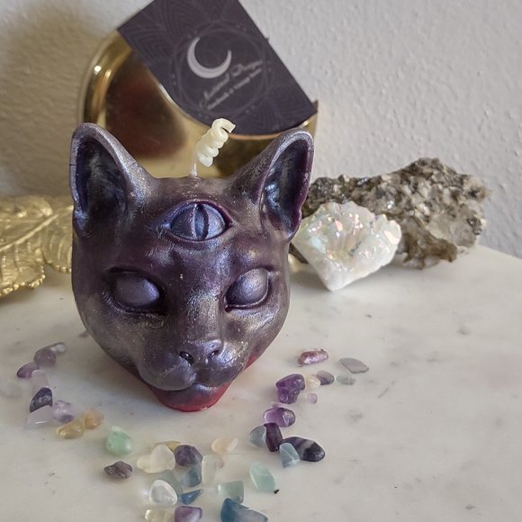 Nocturnal Designs by Broken Rebirth | Accents | Illuminati 3 Eyed Cat ...